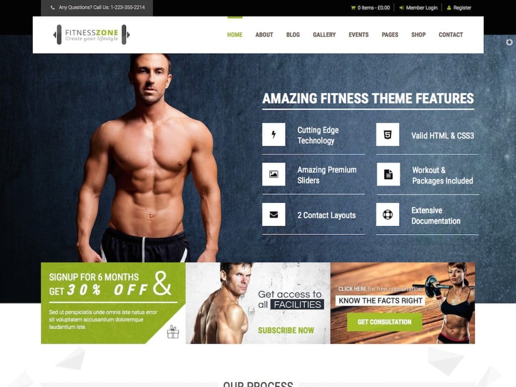 Fitness Zone – MH Themes