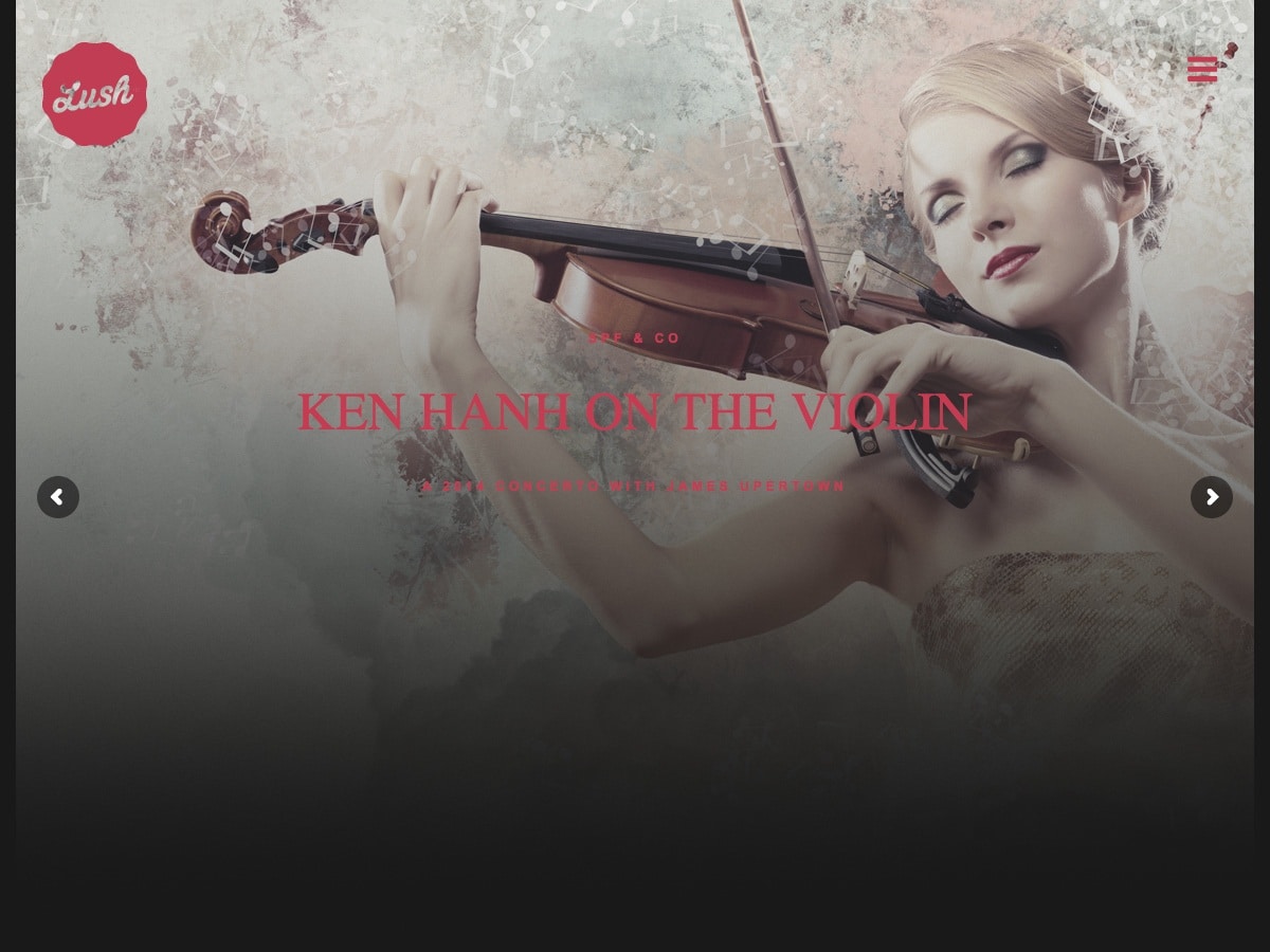 Lush Music WordPress Theme | Themes Directory