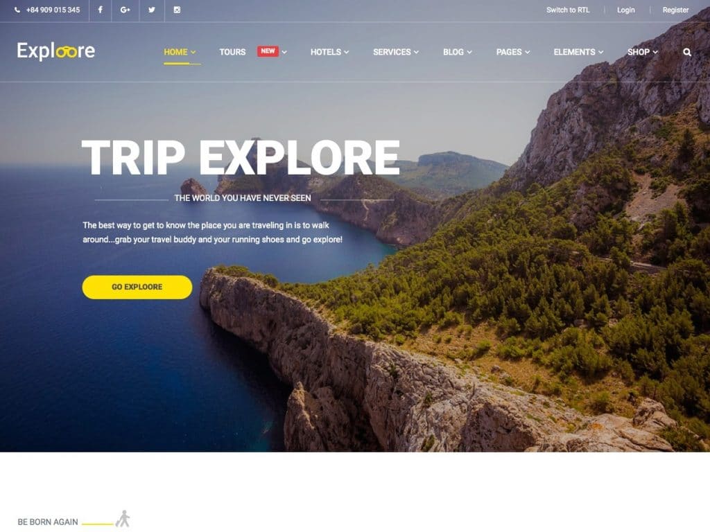 EXPLOORE Travel WordPress Theme | Themes Directory