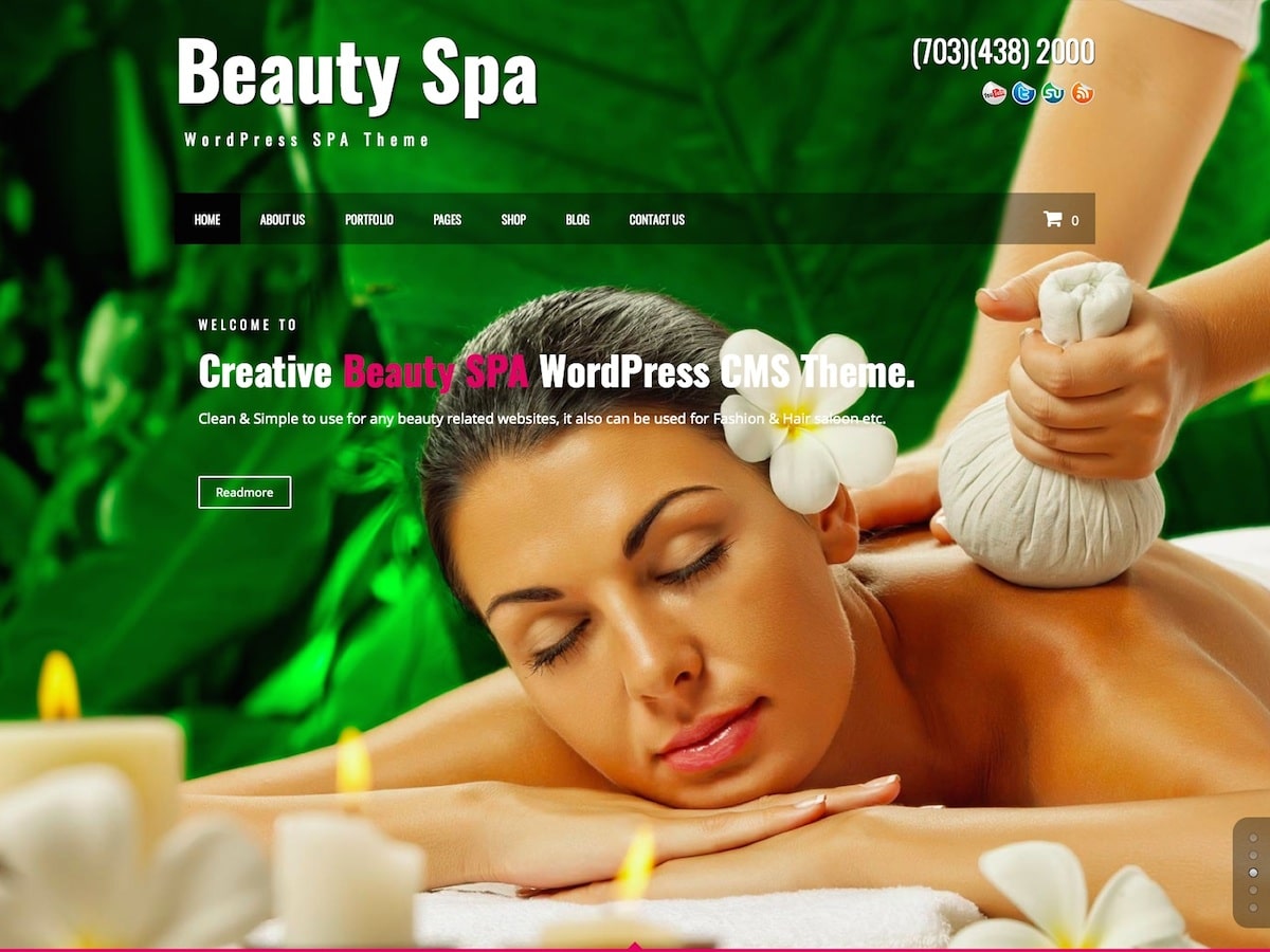Beauty Spa - Business WordPress Theme | WordPress Themes Directory