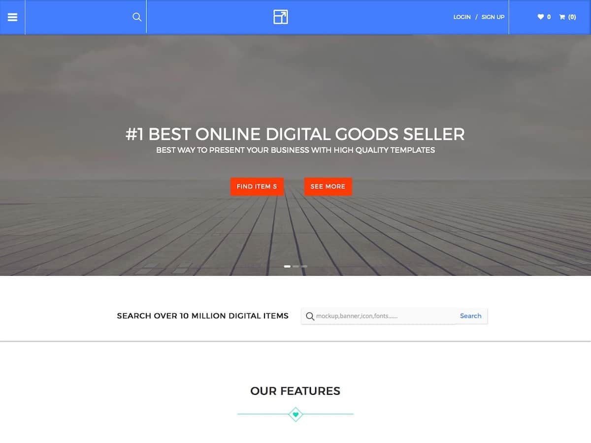 Restored - Marketplace WordPress Theme | Themes Directory