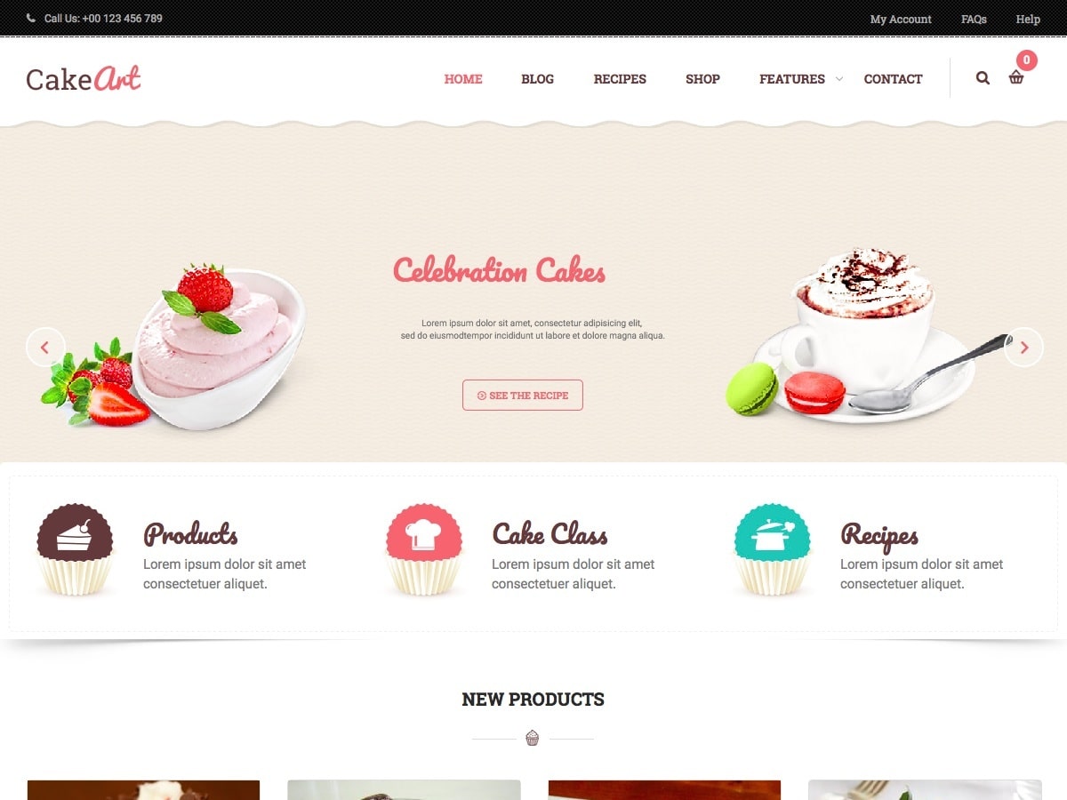 Cake Art - Business WordPress Theme | WordPress Themes Directory